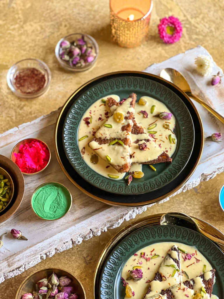 Shahi Tukda with Thandai Rabdi - My Masala Box
